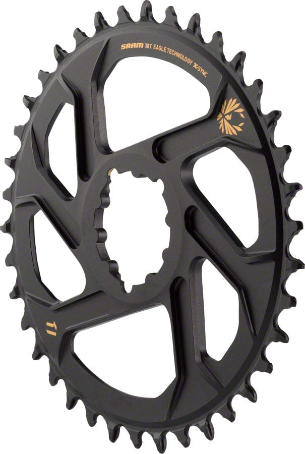 SRAM X-Sync 2 Eagle Direct Mount Chainring 38T Boost 3mm Offset Gold L ...